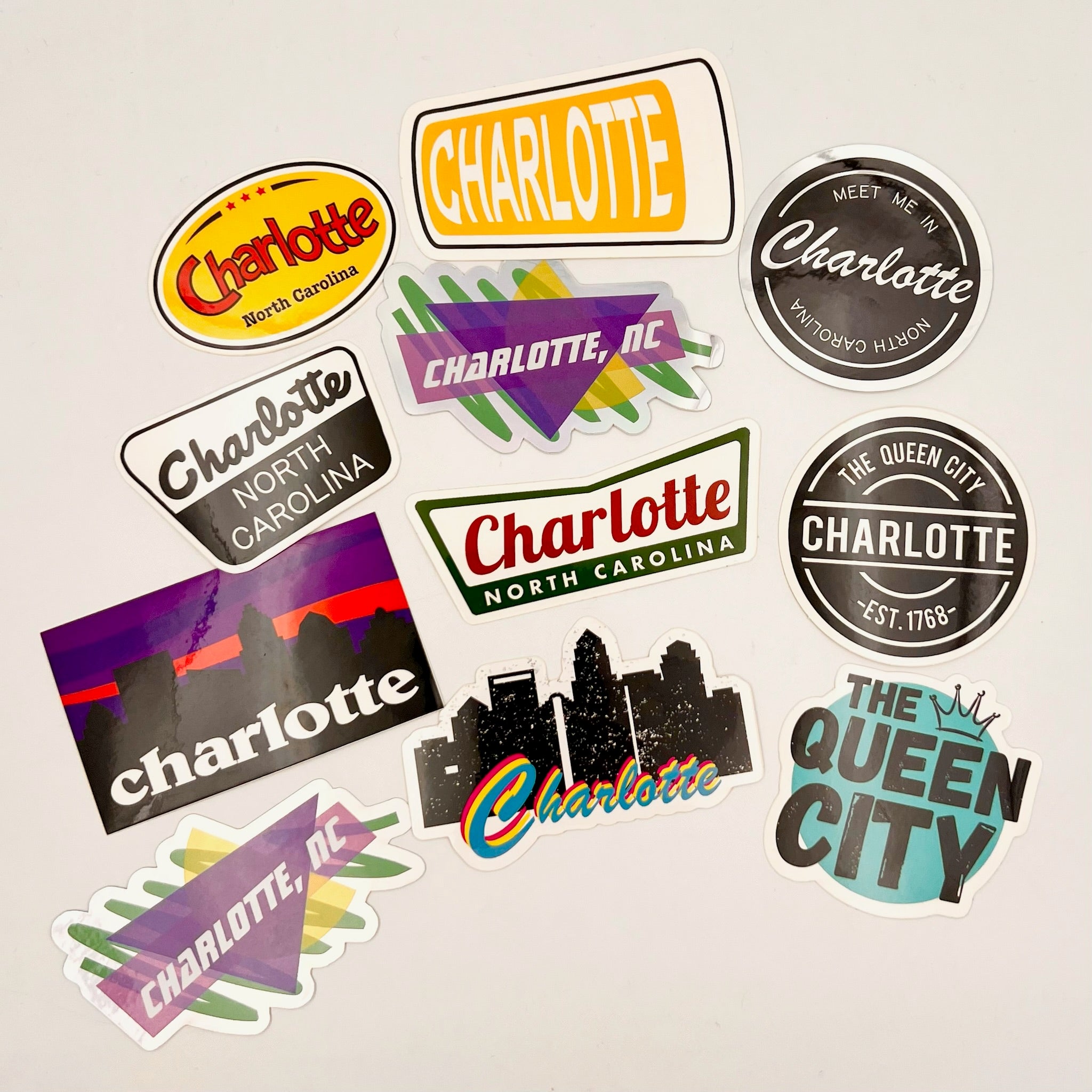 Charlotte Sticker Designed by Anna Gelbach – CLT Find