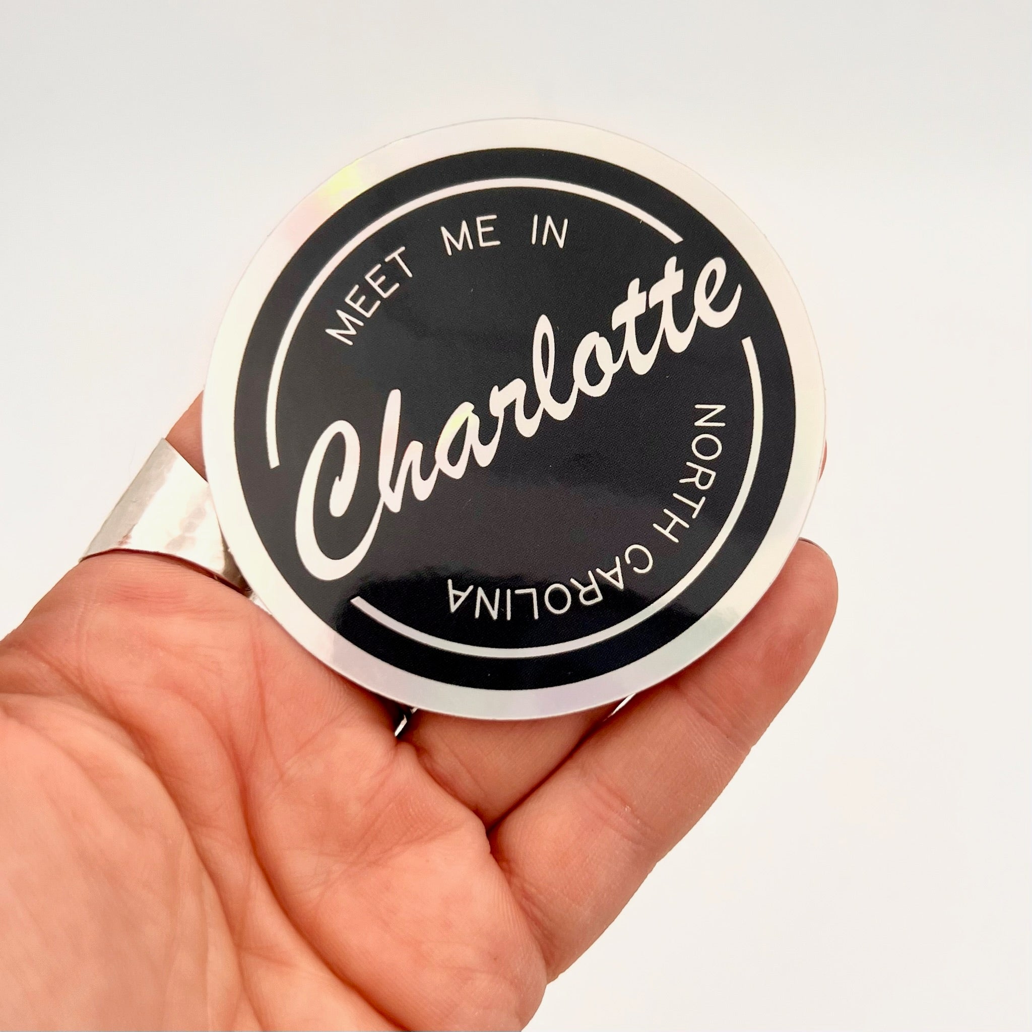 Charlotte Sticker Designed by Anna Gelbach – CLT Find